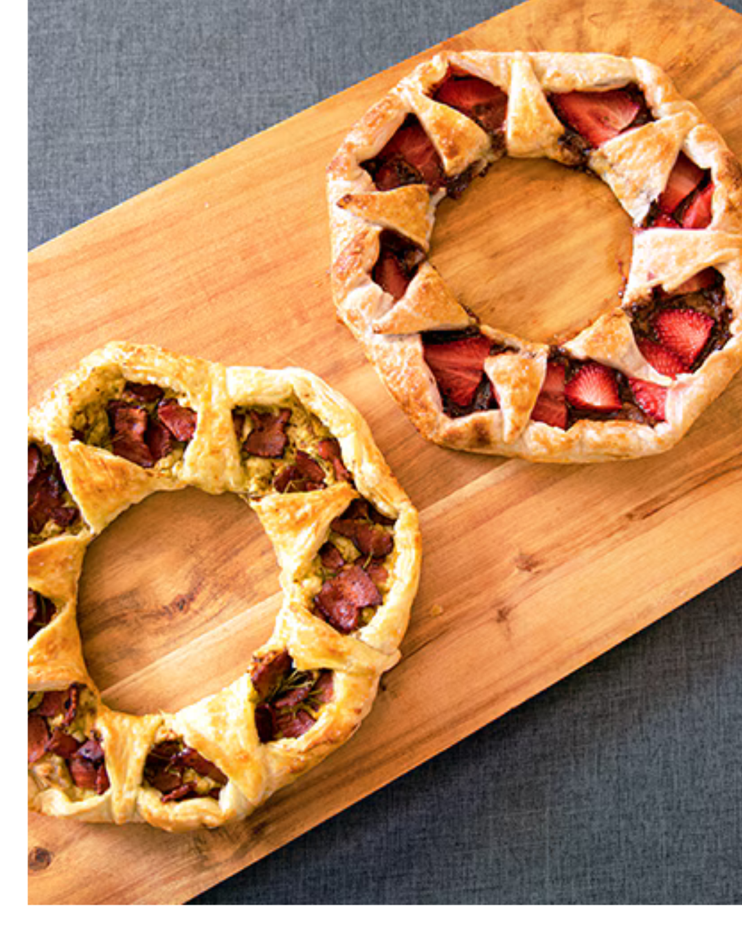 VJ Cooks' Pastry Wreaths 2 Ways – The Foodbank Project