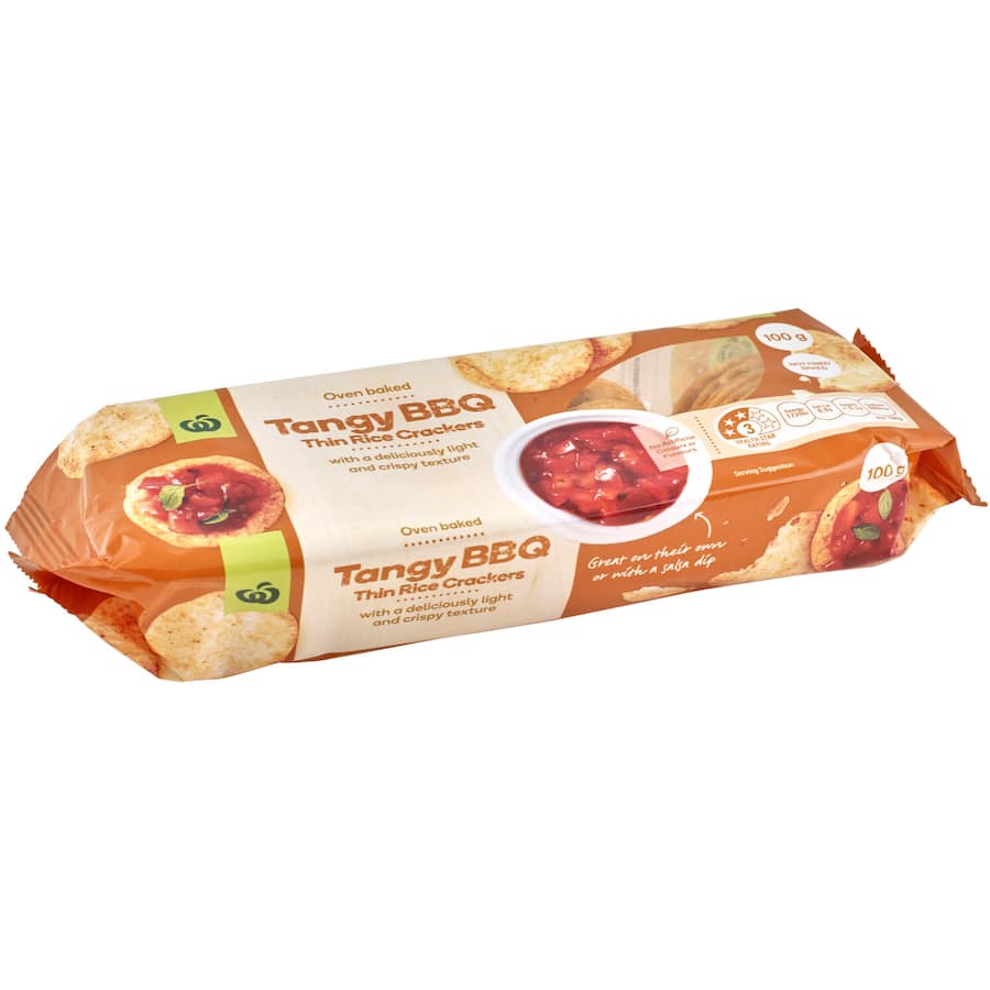 BBQ Rice Crackers 100g – The Foodbank Project