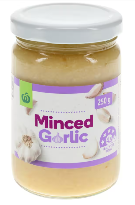 Minced Garlic 250g – The Foodbank Project