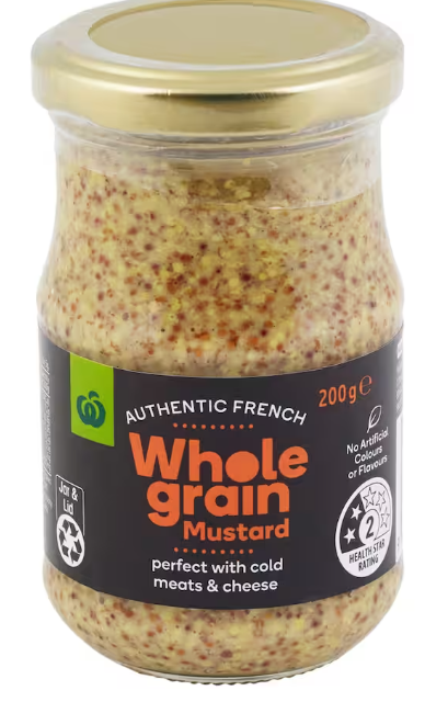 Wholegrain Mustard 190g – The Foodbank Project