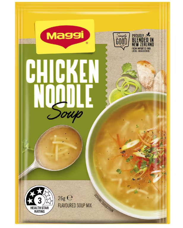 Maggi Soup Chicken Noodle Sachet 26g – The Foodbank Project