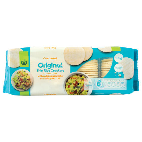 Plain Rice Crackers 100g – The Foodbank Project