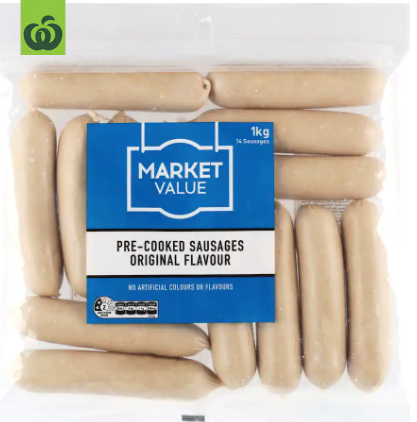 Sausages 1kg – The Foodbank Project